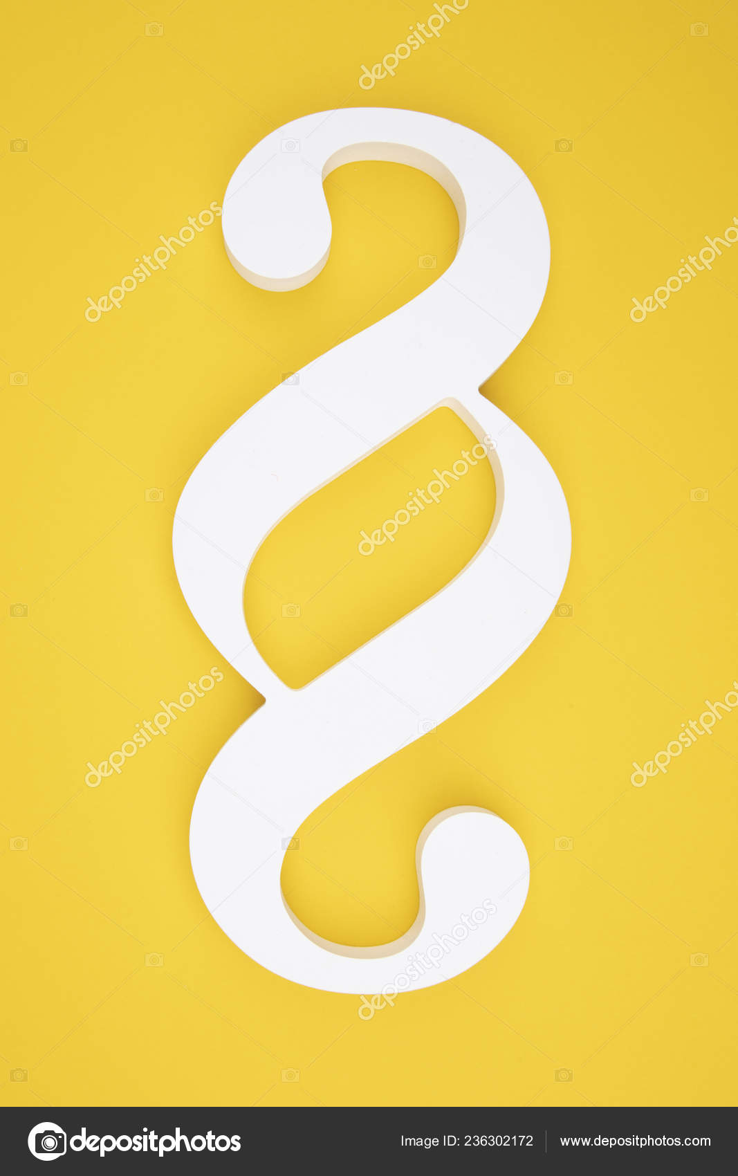 White Paragraph Symbol Yellow Background Stock Photo by ©Colour 236302172