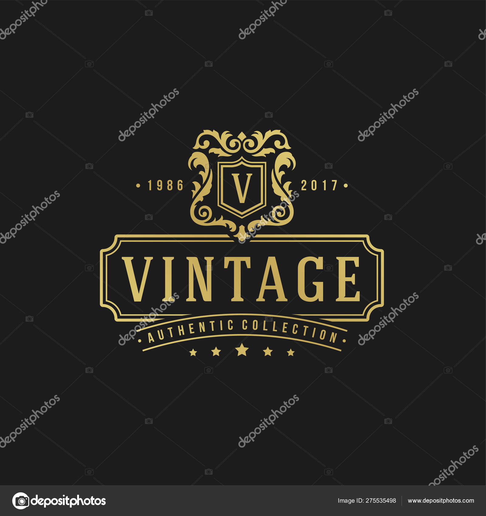 Victorian Vintage Logo Design