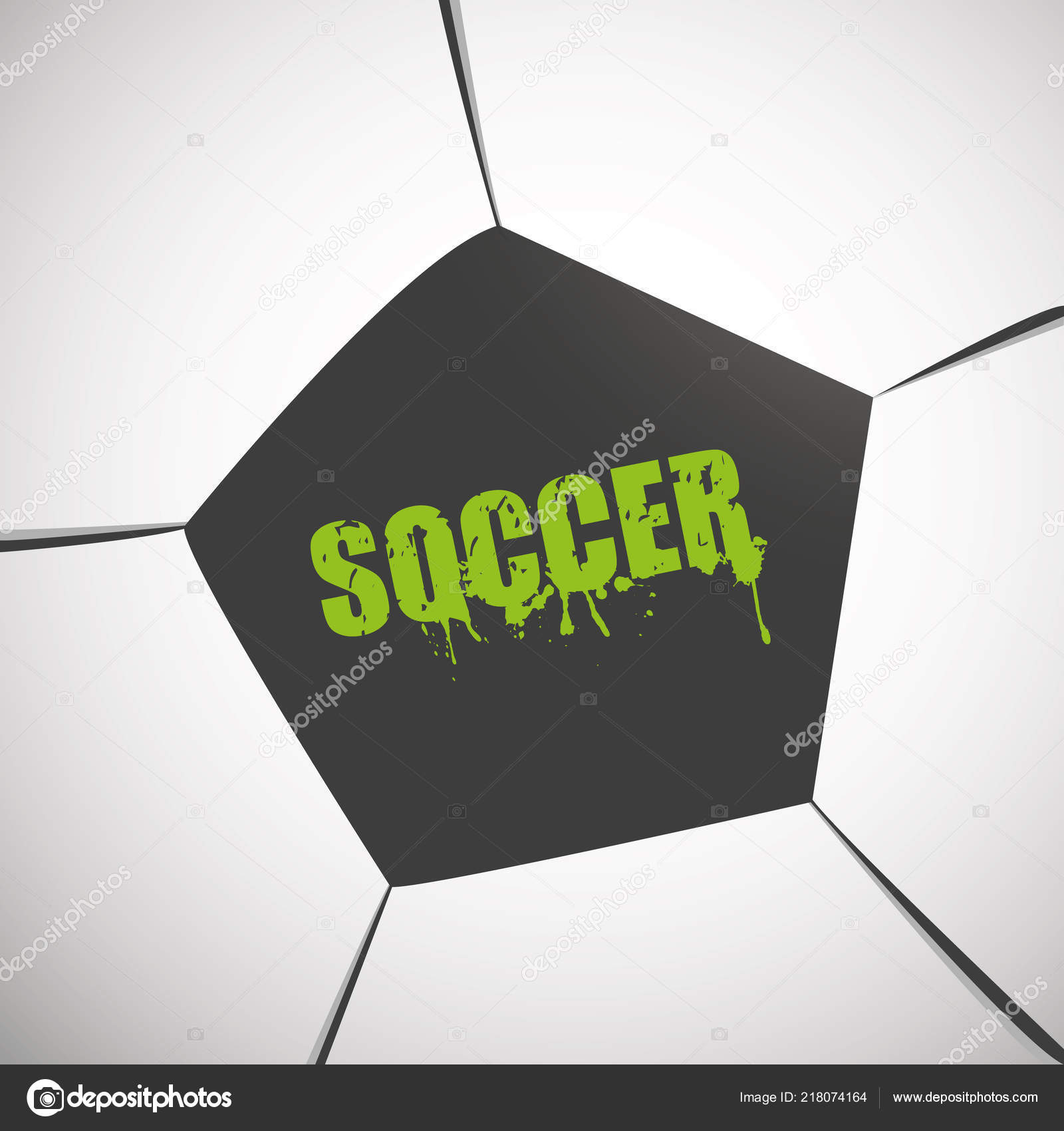 Abstract Soccer Ball Vector Background Stock Vector Image by ...