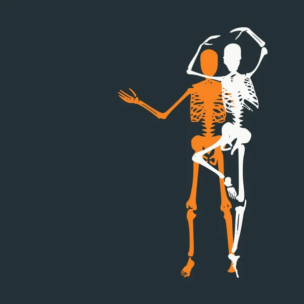 Happy skeleton Vector Art Stock Images | Depositphotos