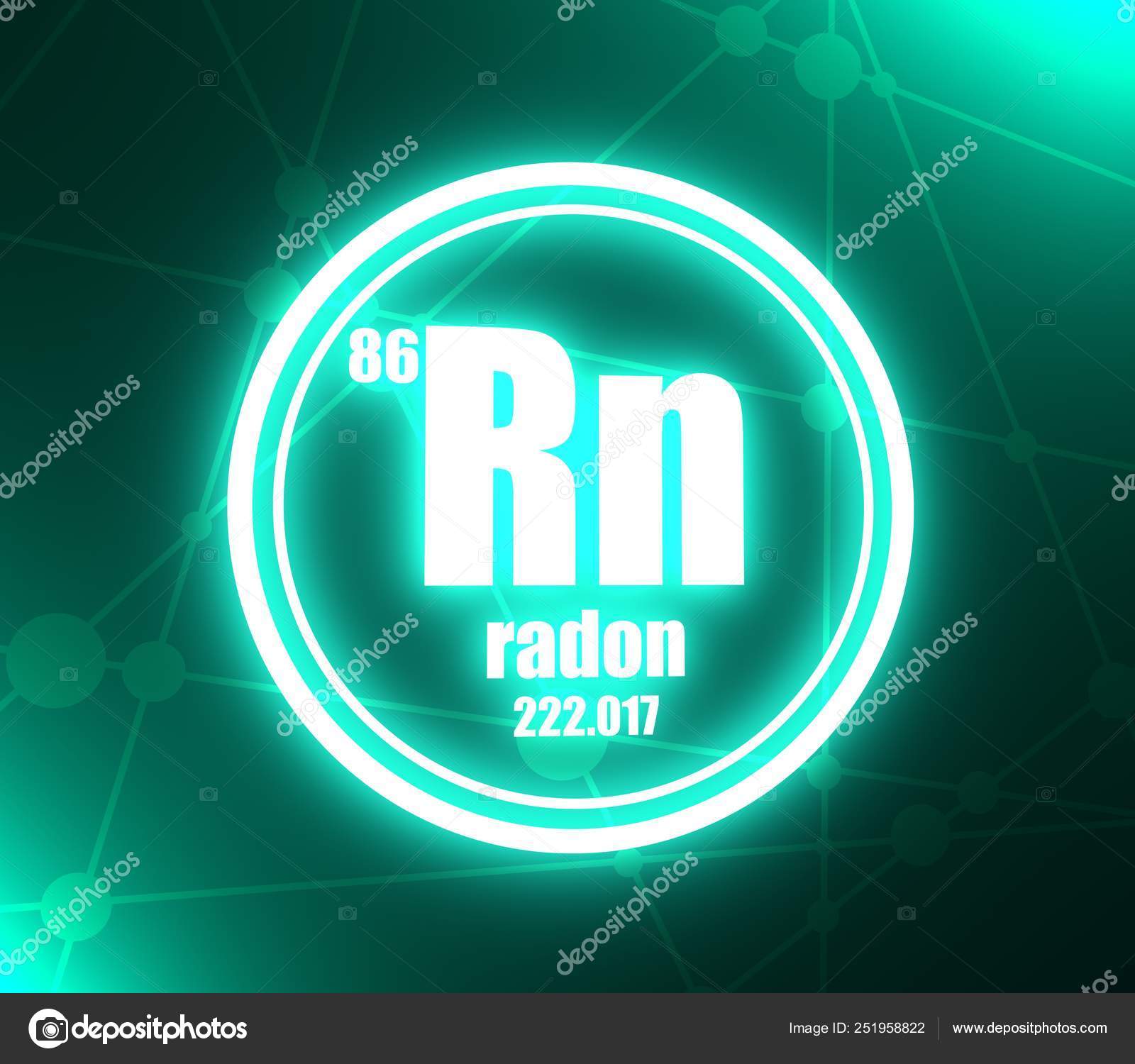 Radon Molecule