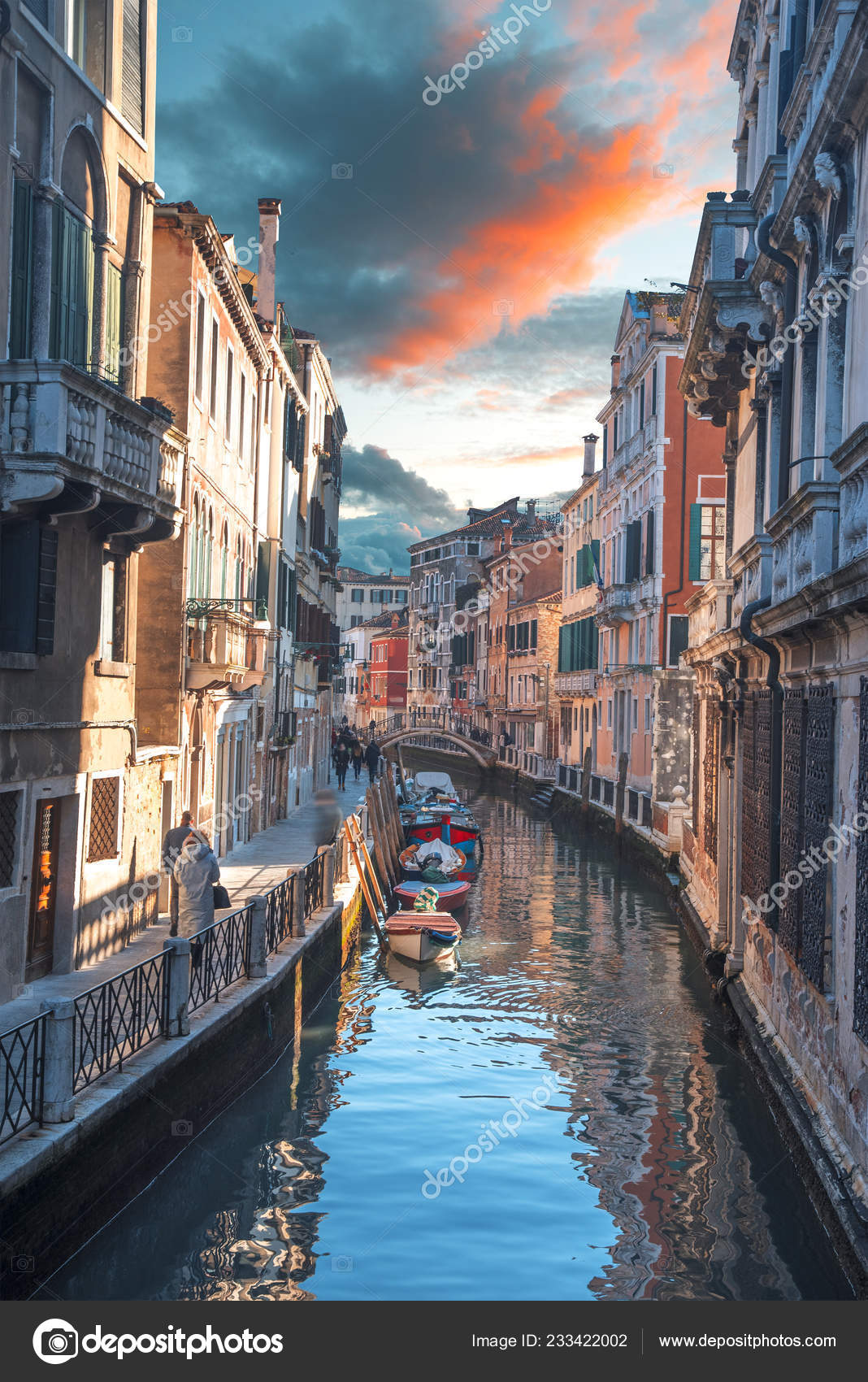 Water Channels City Venice Italy — Stock Photo © Lindrik #233422002