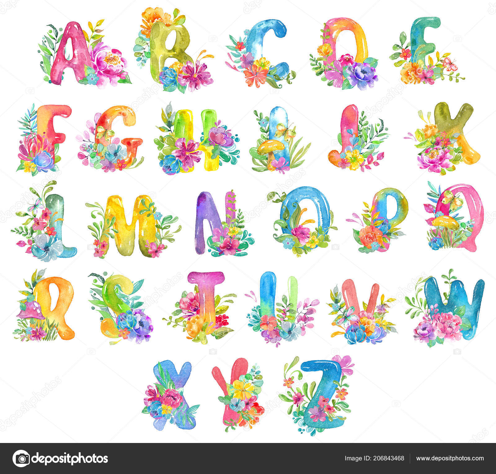 Beautiful Alphabet Letters