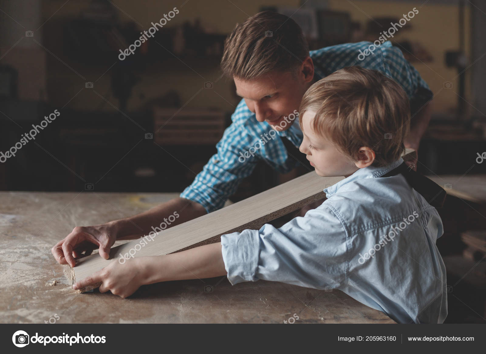 Working Father Son Carpetry Stock Photo by ©Deklofenak 205963160 Working Father Son Carpetry Stock Photo by ©Deklofenak 205963160