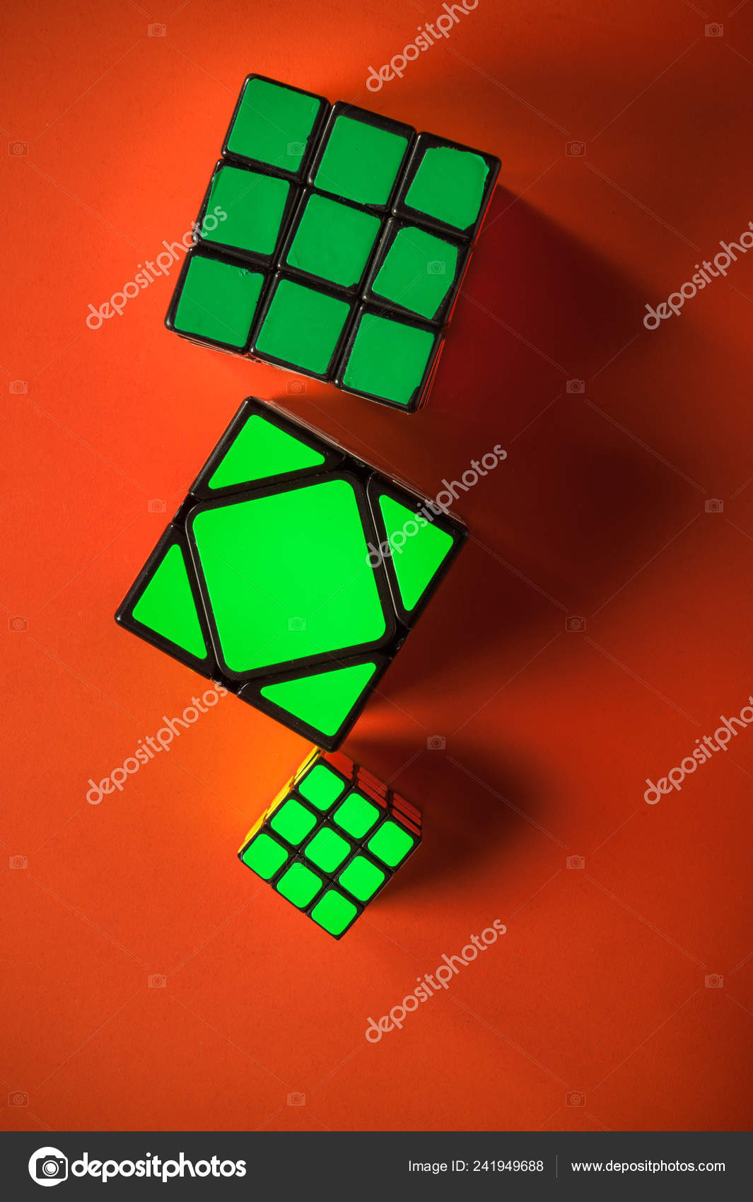 Collected Different Conundrum Red Background – Stock Editorial Photo ...