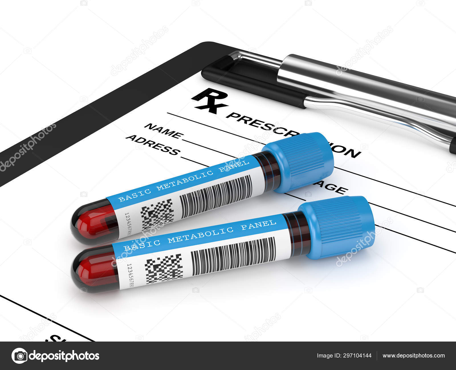 3d render of Basic Metabolic Panel blood tubes Stock Photo by ©ayo888 ...