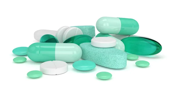 3d render of top view of medical pills Stock Photo by ©ayo888 302834840