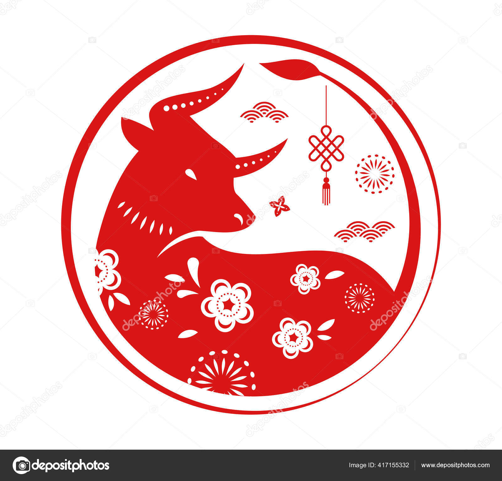 Year Of The Ox Symbol