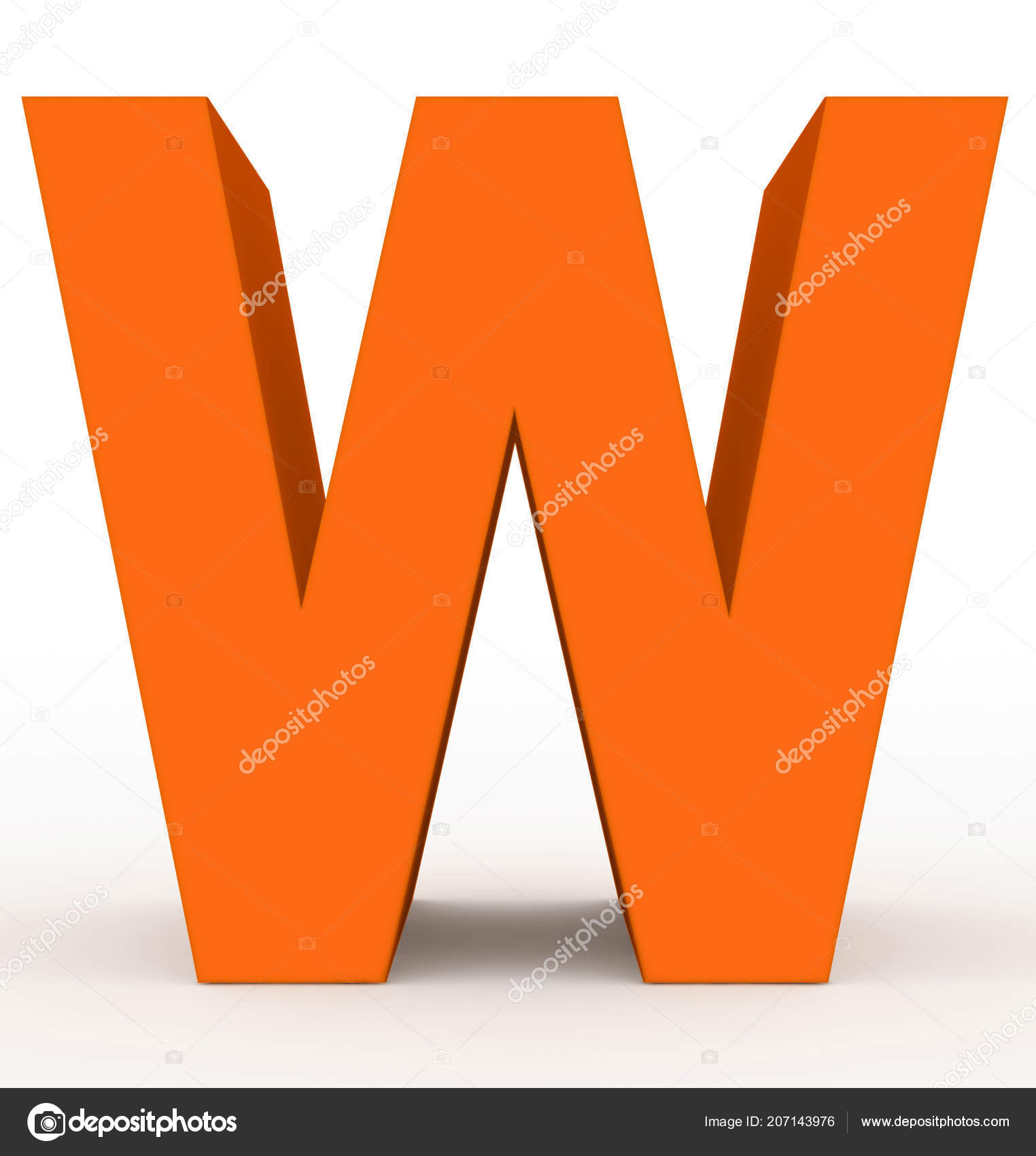 Letter Orange Isolated White Rendering — Stock Photo © 3dvlaa #207143976