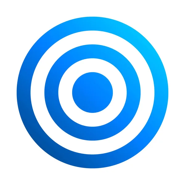 Target Sign Blue Gradient Transparent Isolated Vector Illustration ...