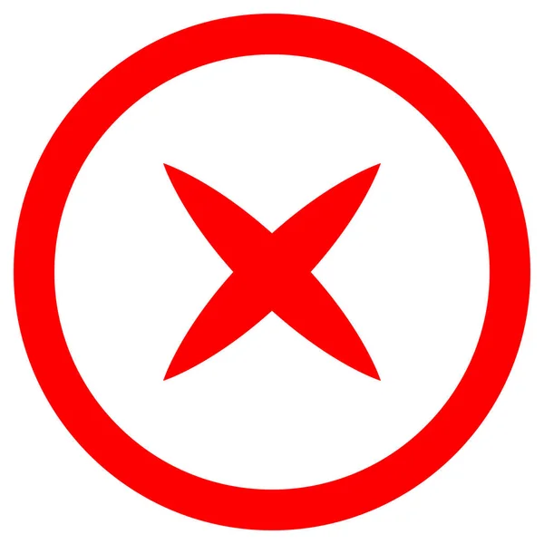 Tanda Centang Ikon Silang Gradien Merah Ilustrasi Vektor Vektor Stok ...