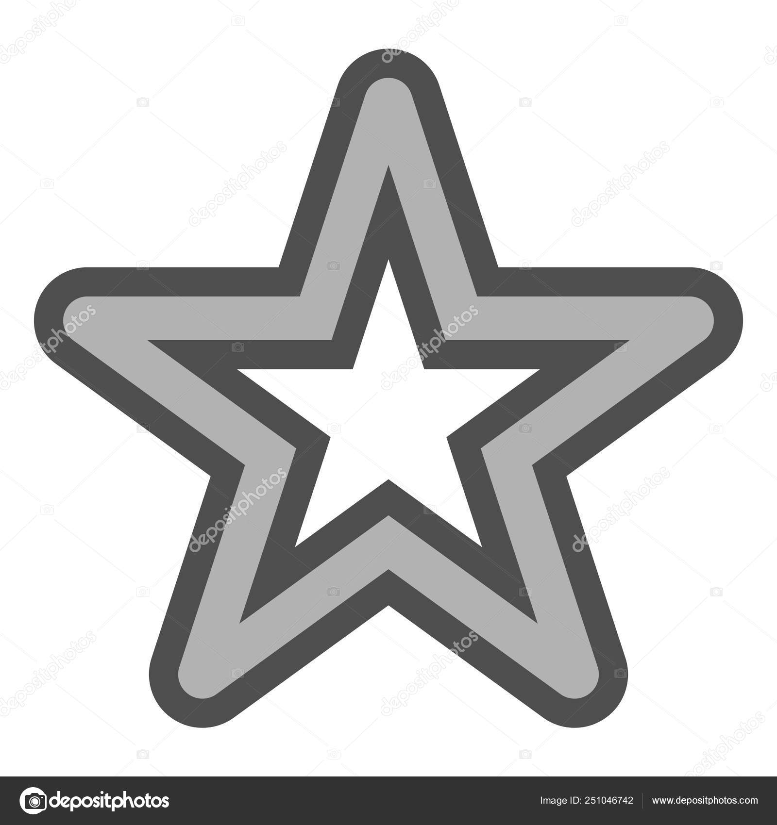 Rounded Star Outline