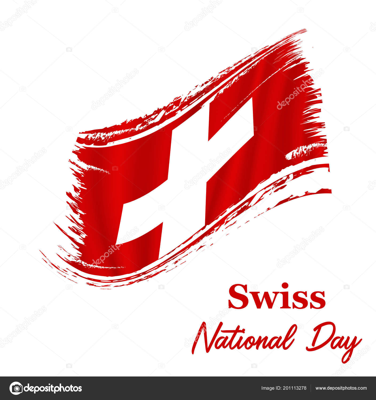 1 August, Swiss Independence Day Stock Vector Image by ©Mary1507 #201113278
