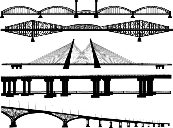 Collection of isolated bridges Stock Vector Image by ©Dr.PAS #6649078
