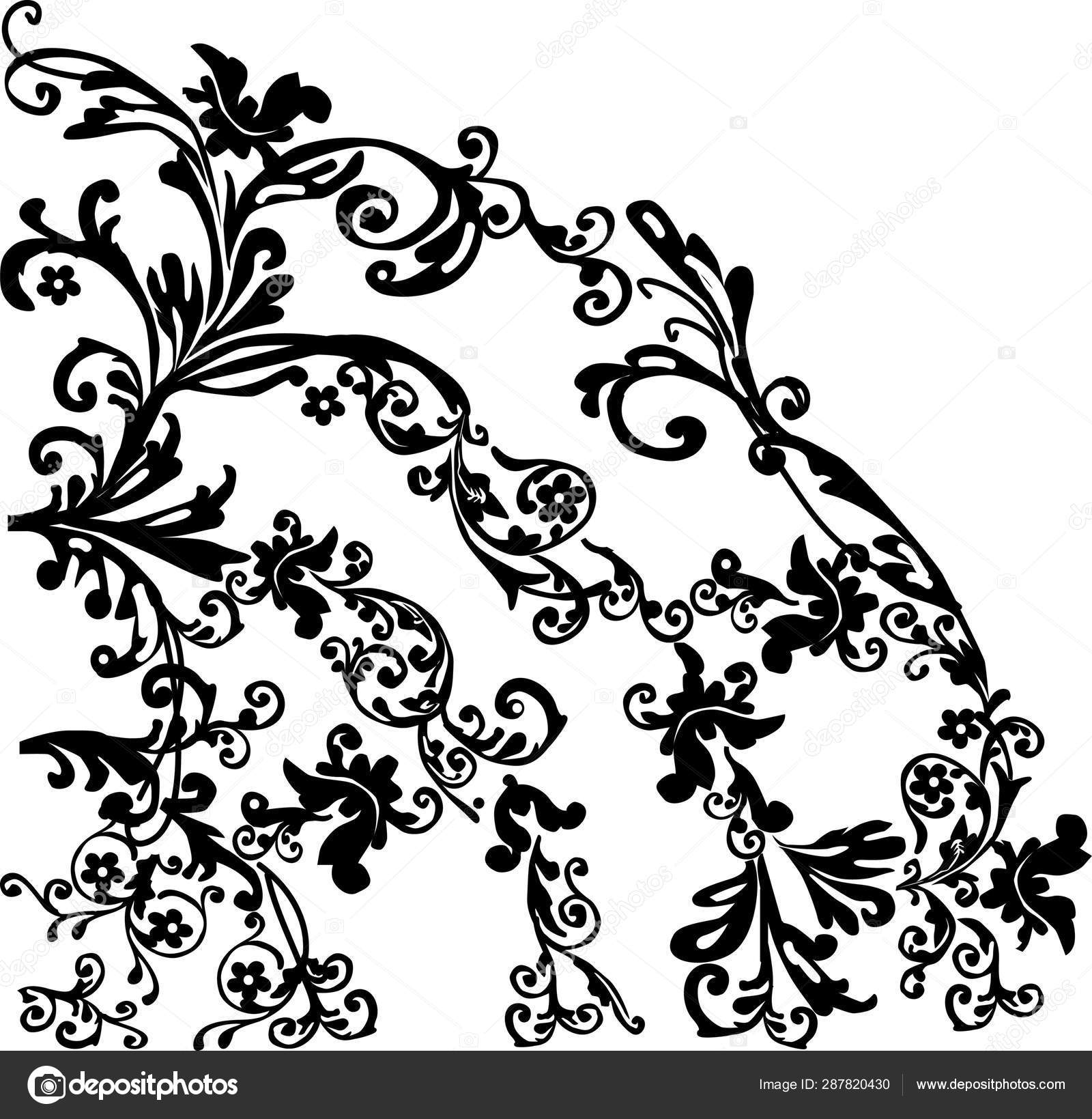 Plant quadrant simple isolated on white Stock Vector by ©Dr.PAS 287820430