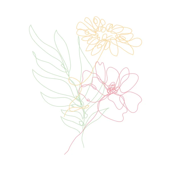 Flower Roots Drawing