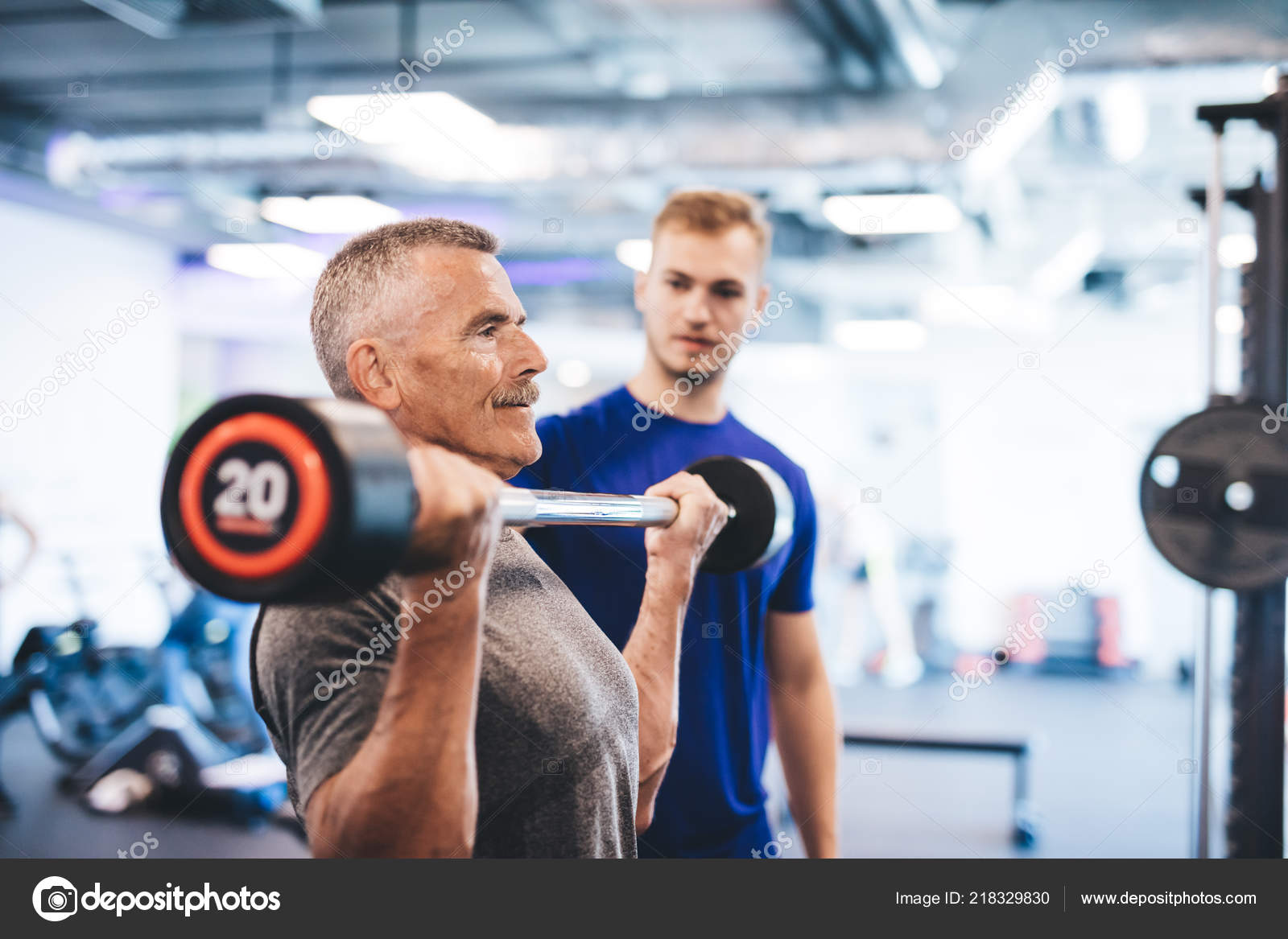 People Lifting Weights