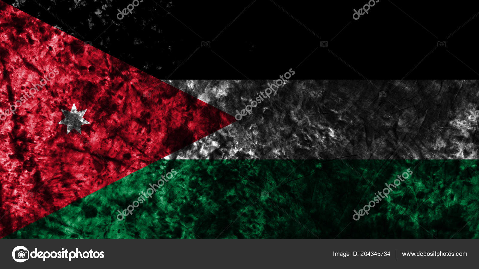 Jordan Grunge Old Flag — Stock Photo © vladem #204345734