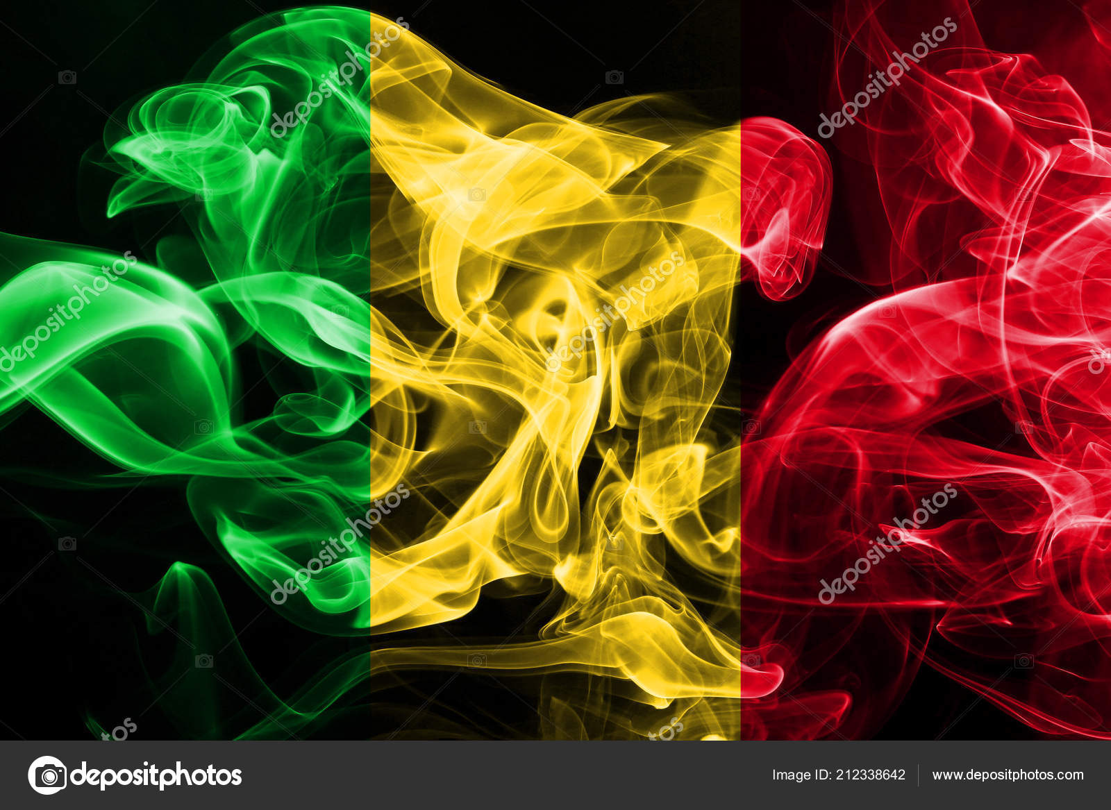 Rasta Colored Smoke