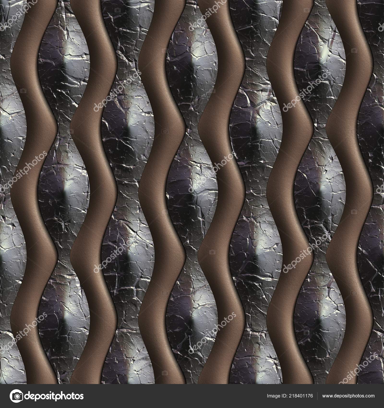 Seamless Tileable Decorative Metal Background Pattern Stock Photo by ...
