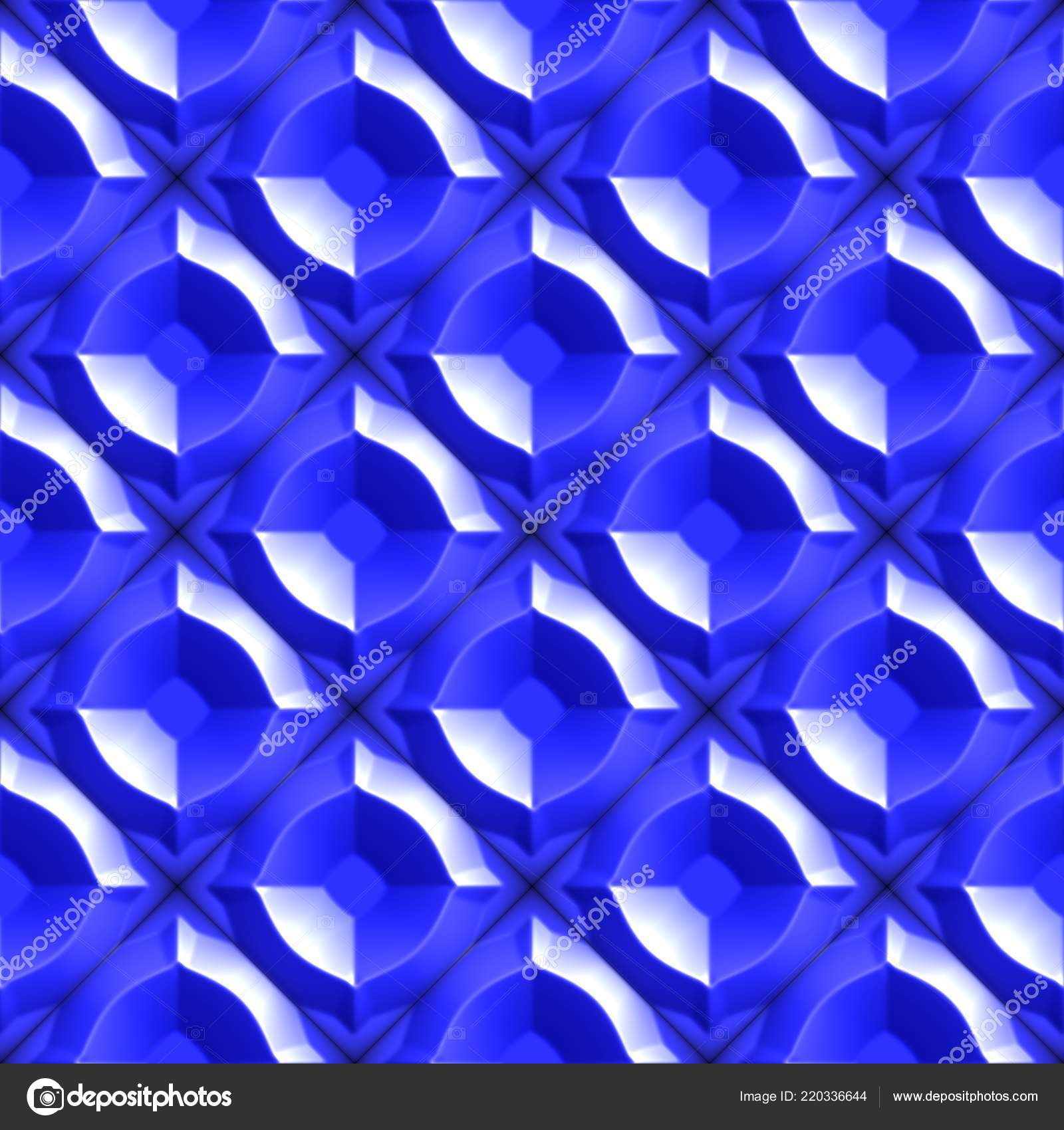 Effect Seamless Background Blue Wallpaper Decoration Pattern Stock ...