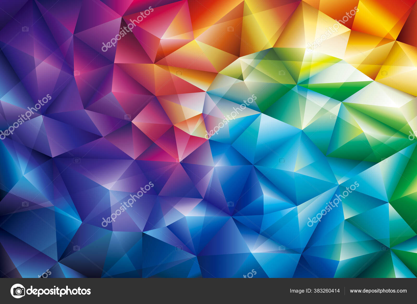 Abstract Geometric Pattern Colorful Gem Modern Background Stock Vector ...