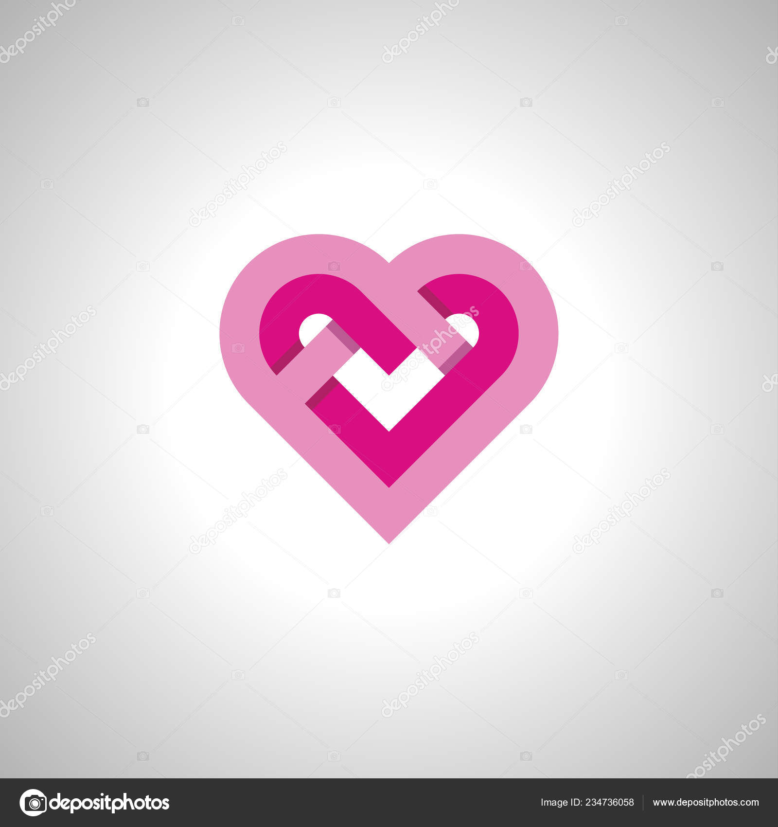 Heart Vector Image Icon Symbol Stock Vector Image by ©ASMARAisME #234736058