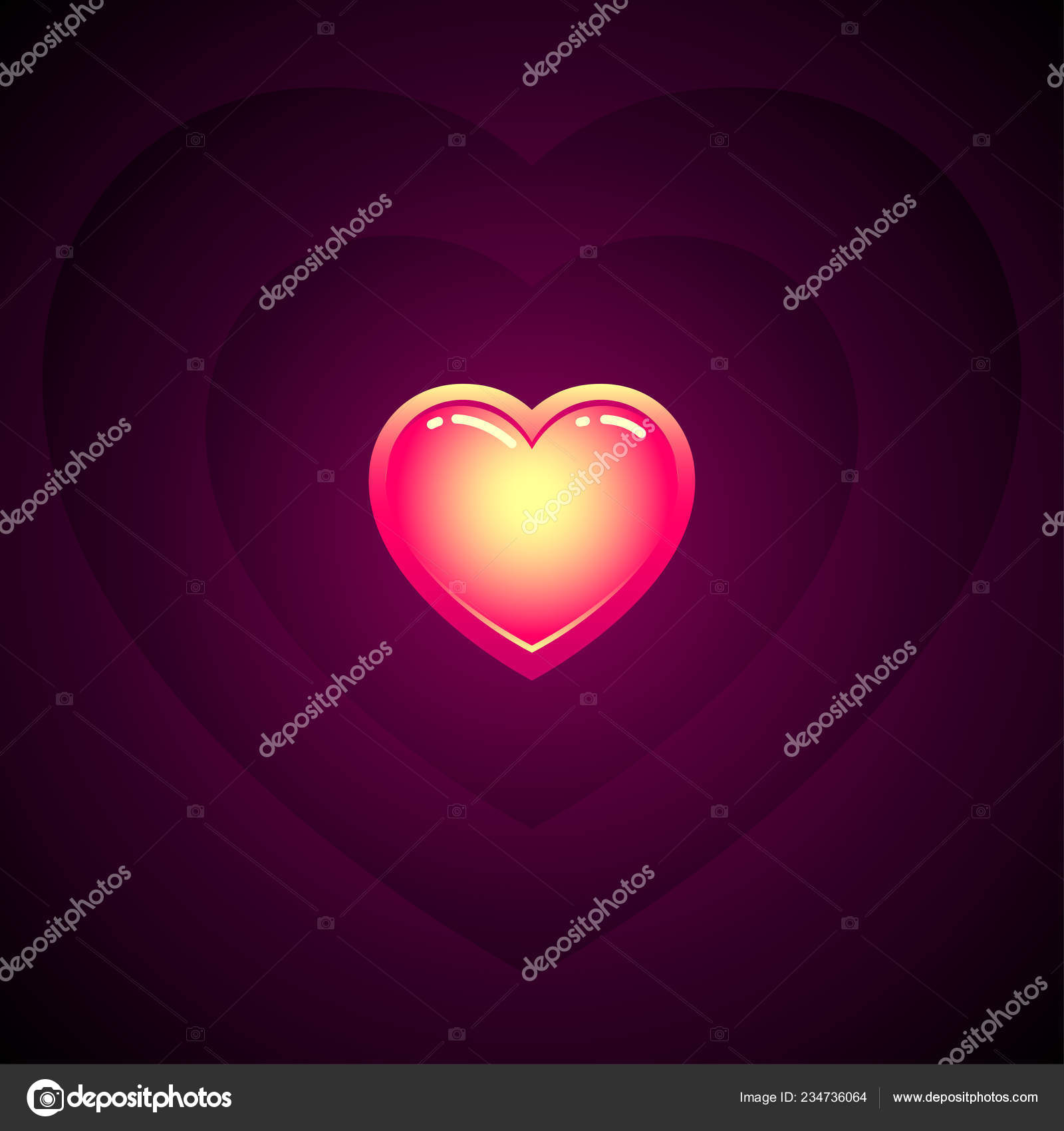 Heart Wave Vector Image Stock Vector Image by ©ASMARAisME #234736064