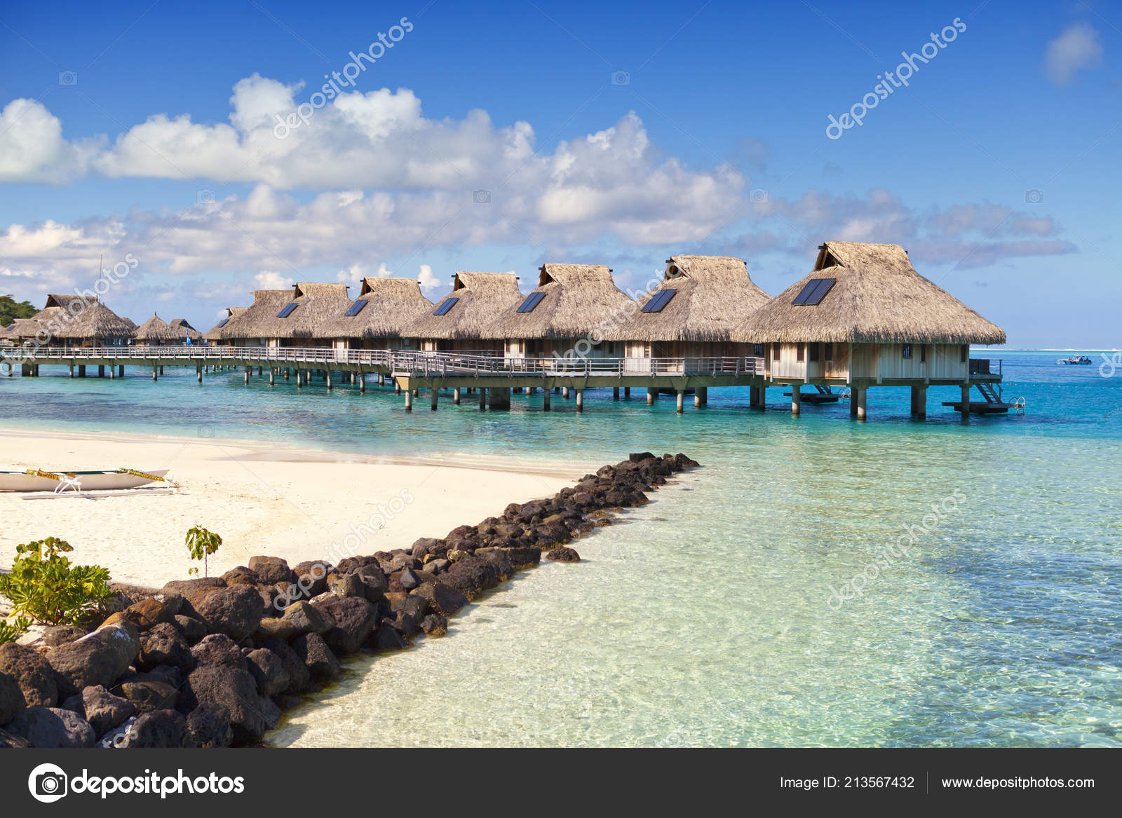 Tropical Island Huts