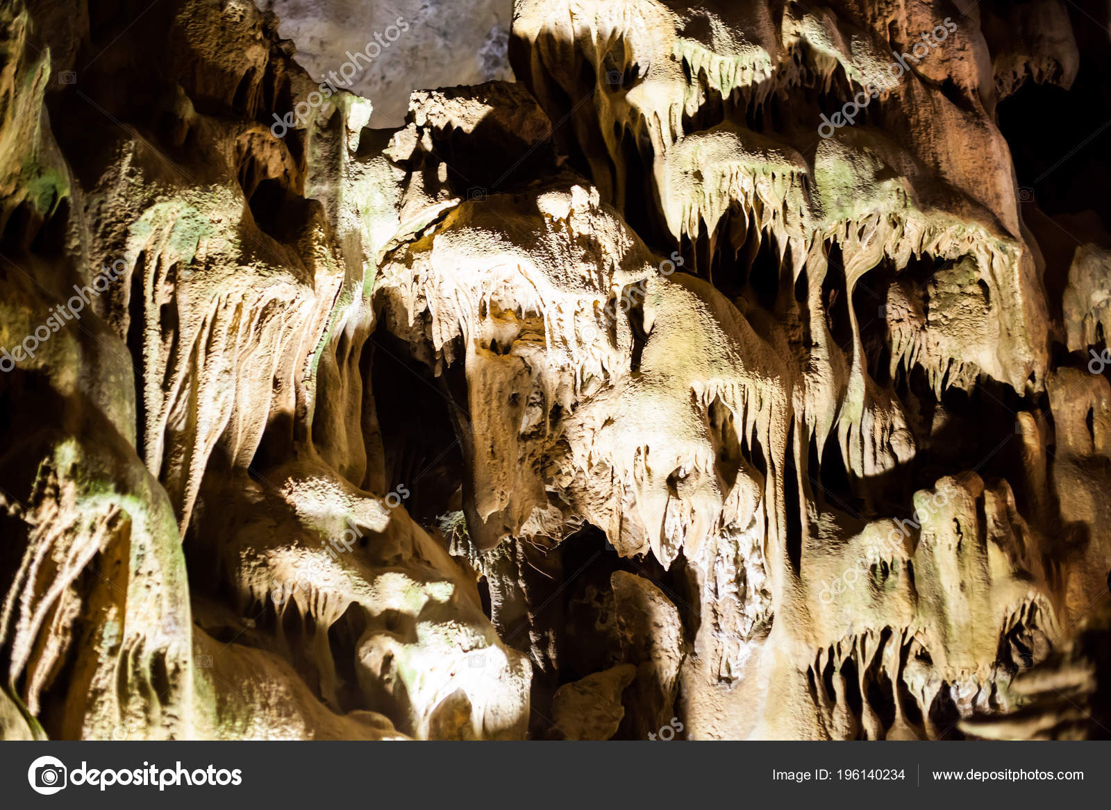 Stalagmite Stalactite Resava Cave Largest Cave Systems Serbia Stock ...