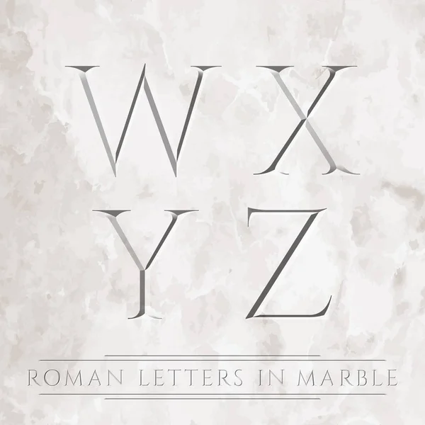 Letras romanas imágenes de stock de arte vectorial | Depositphotos