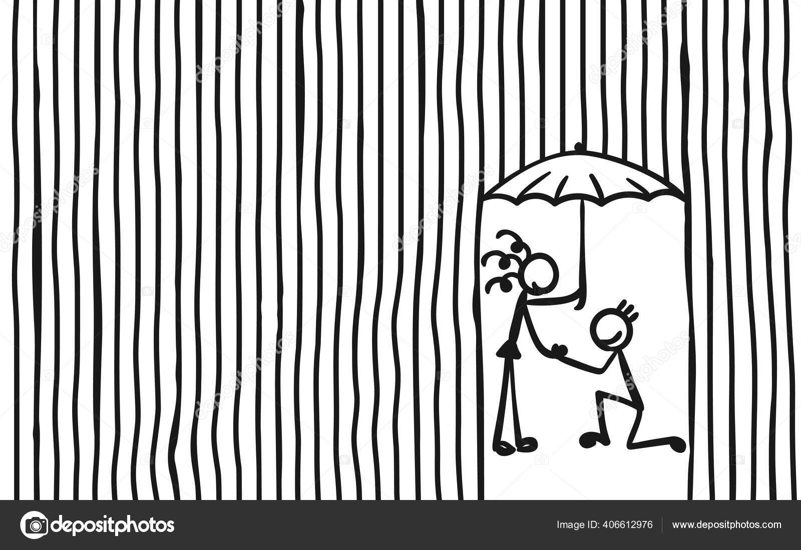 Stick Figure Marriage Proposal