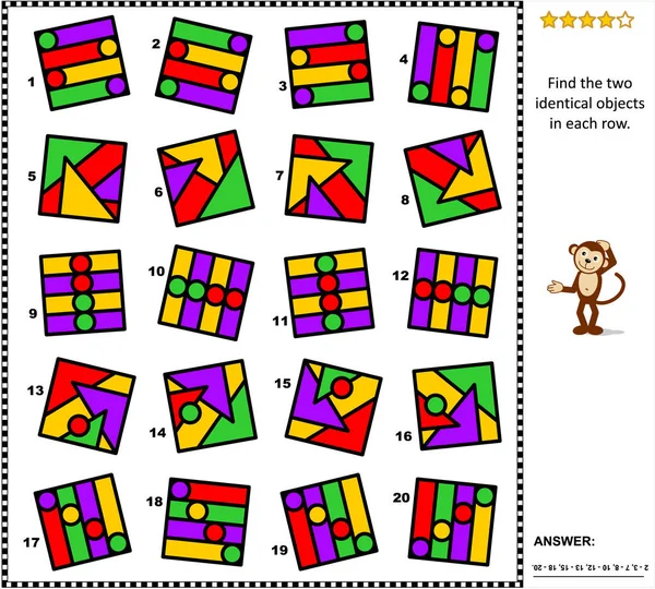 Visual puzzle - toy town buildings and details ⬇ Vector Image by ...