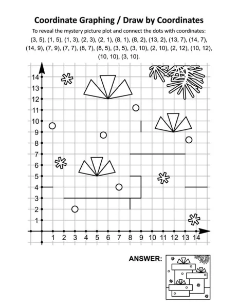 Coordinate Graphing Draw Coordinates Math Worksheet Ski Reveal Mystery ...