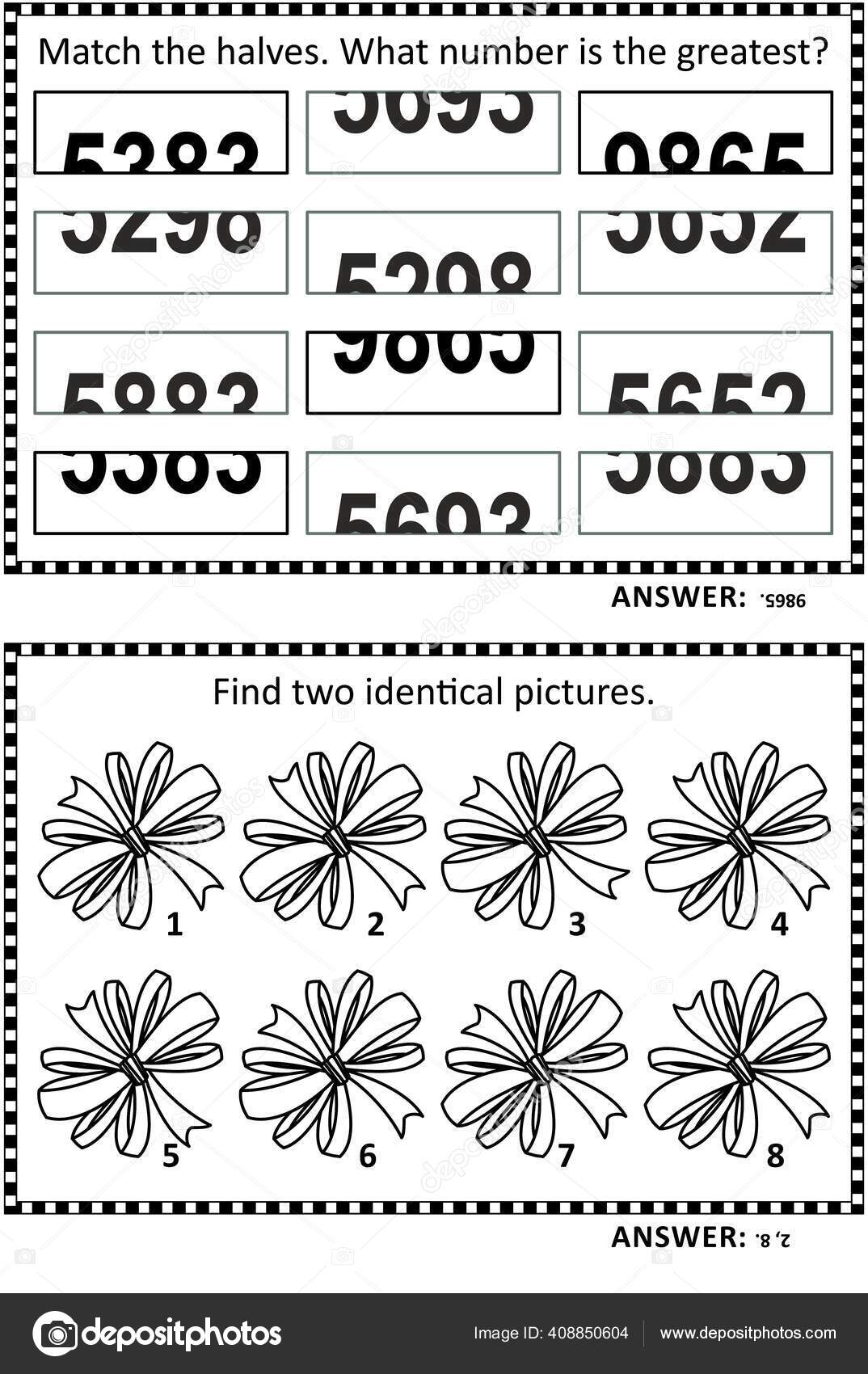 Two Brain Games Visual Puzzles Training Just Fun Entertainment Family ...