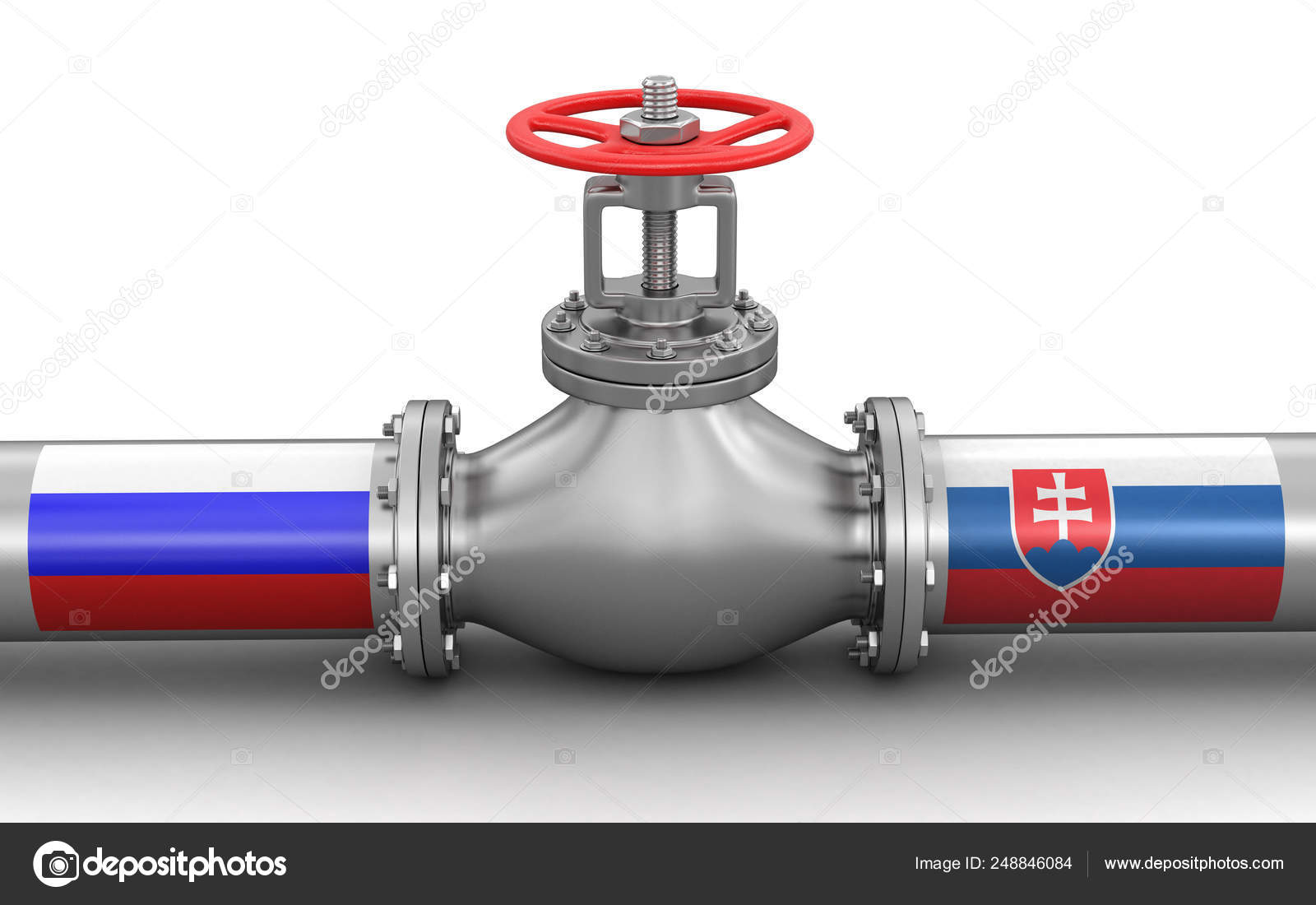 Pipeline Flags Image Clipping Path Stock Photo by ©panama555 248846084