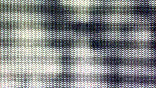 Macro Video Crt Monitor Crt Pixels Extreme Closeup — Stock Video ...