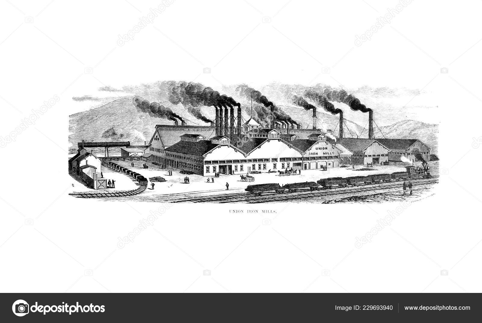 Retro Illustration Factory Stock Illustration by ©ruskpp #229693940