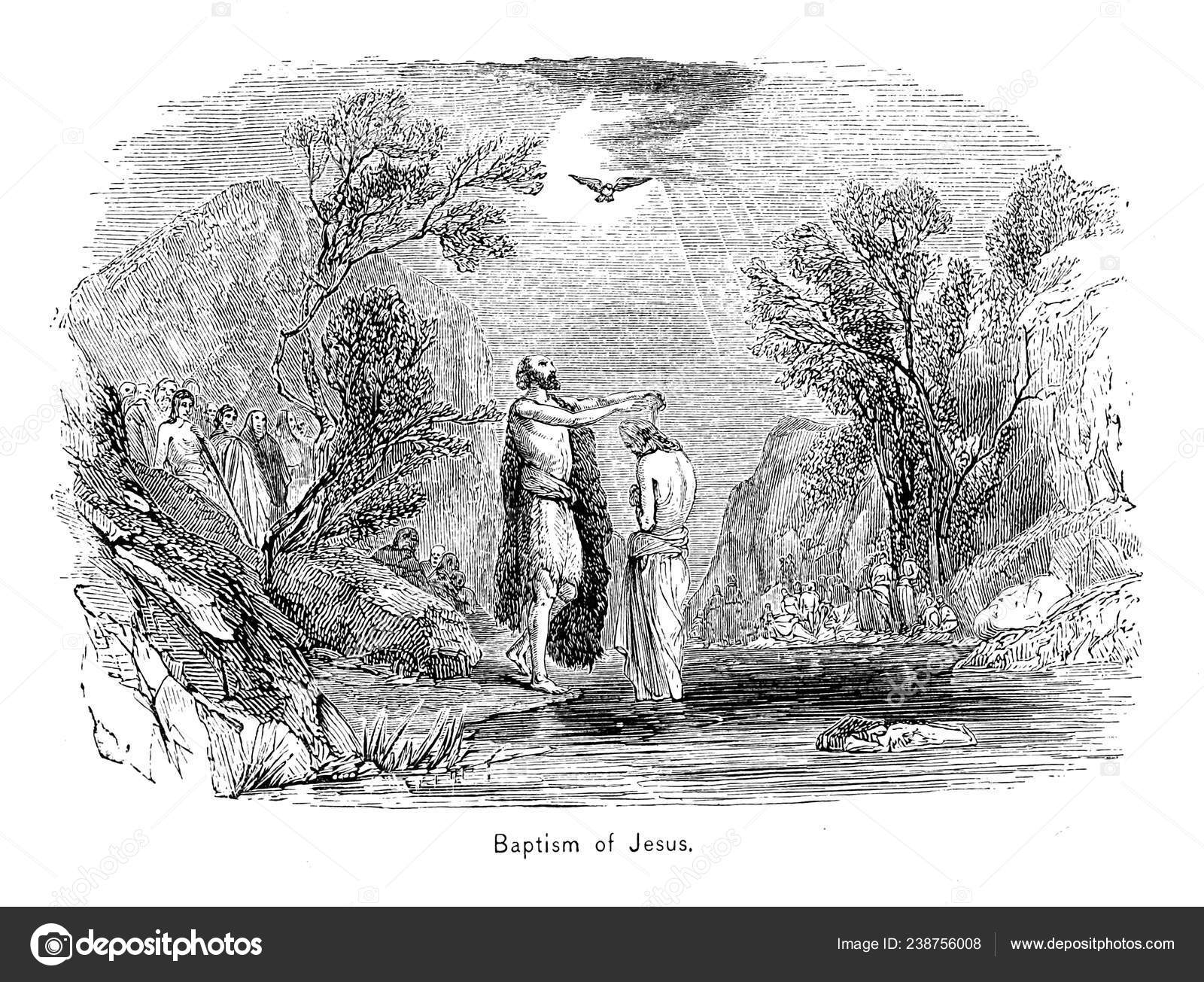 Baptism Of Jesus Drawing