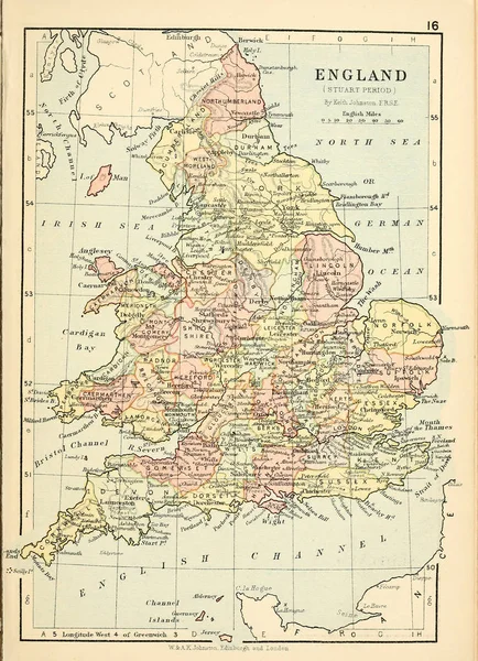 Old map of england Stock Photos, Royalty Free Old map of england Images ...