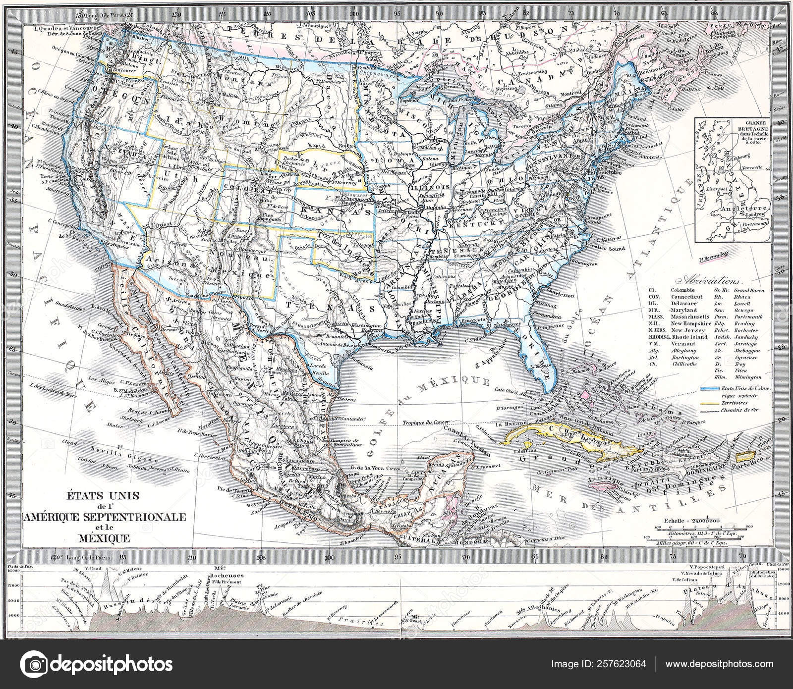 Old Map Retro Illustration Stock Illustration by ©ruskpp #257623064