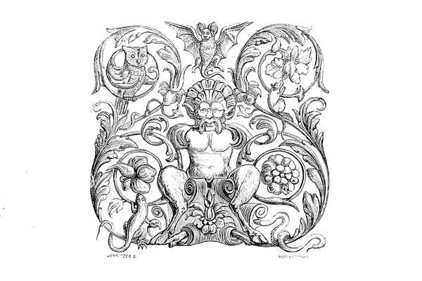 Vintage engraving devil Stock Photos, Royalty Free Vintage engraving ...