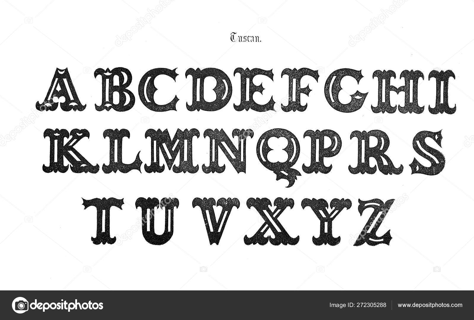 Vintage Font Old Image — Stock Photo © ruskpp #272305288