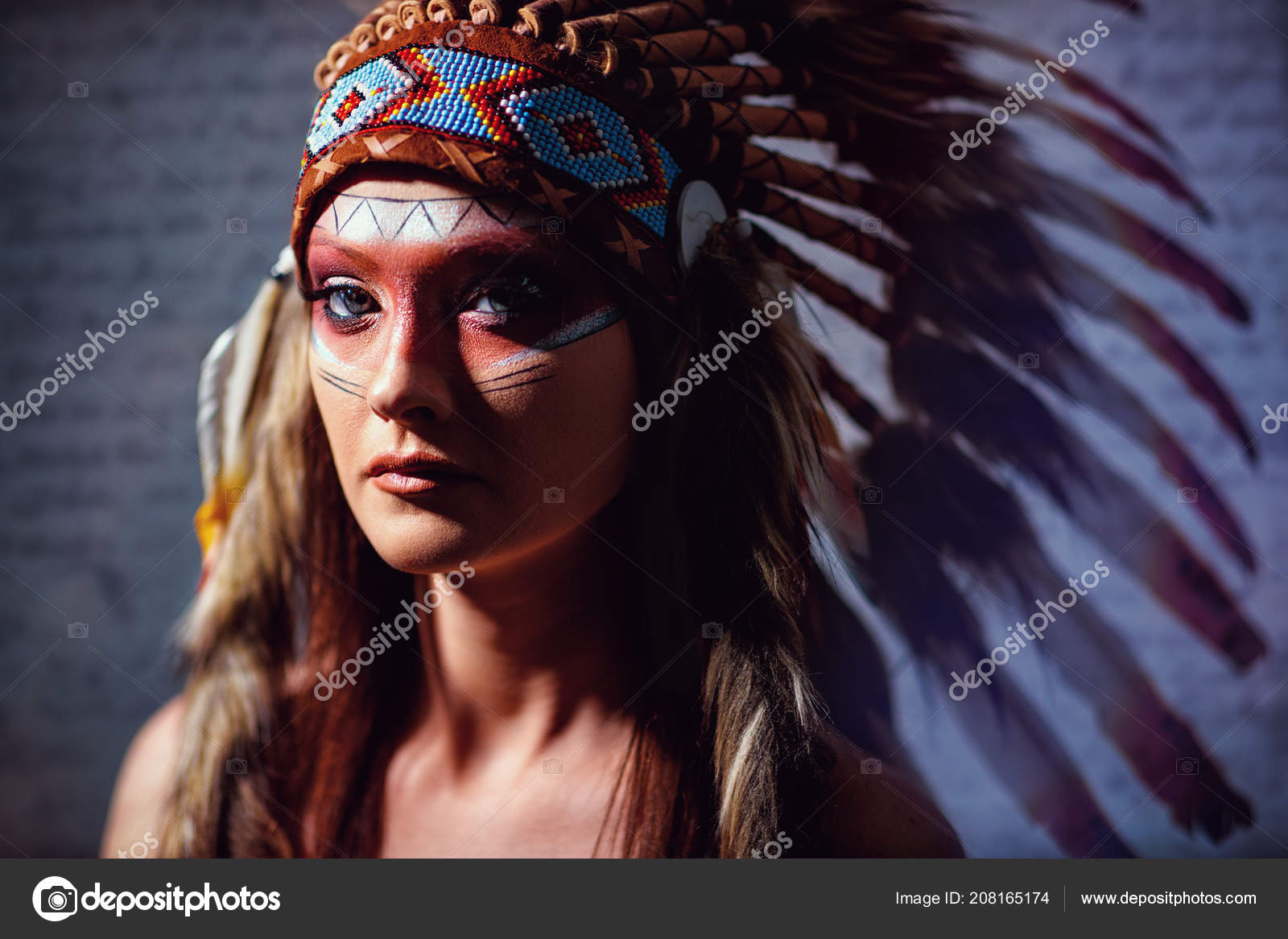 Native American Girl Headdress