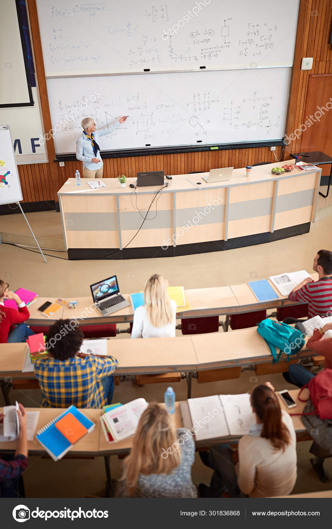 College Professor Teaching Class