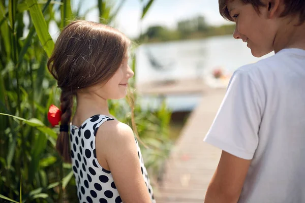 Boy touching girl Stock Photos, Royalty Free Boy touching girl Images ...