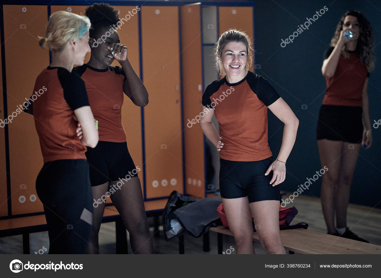 Female Team Locker Room Game Stock Photo by ©luckybusiness 398760234
