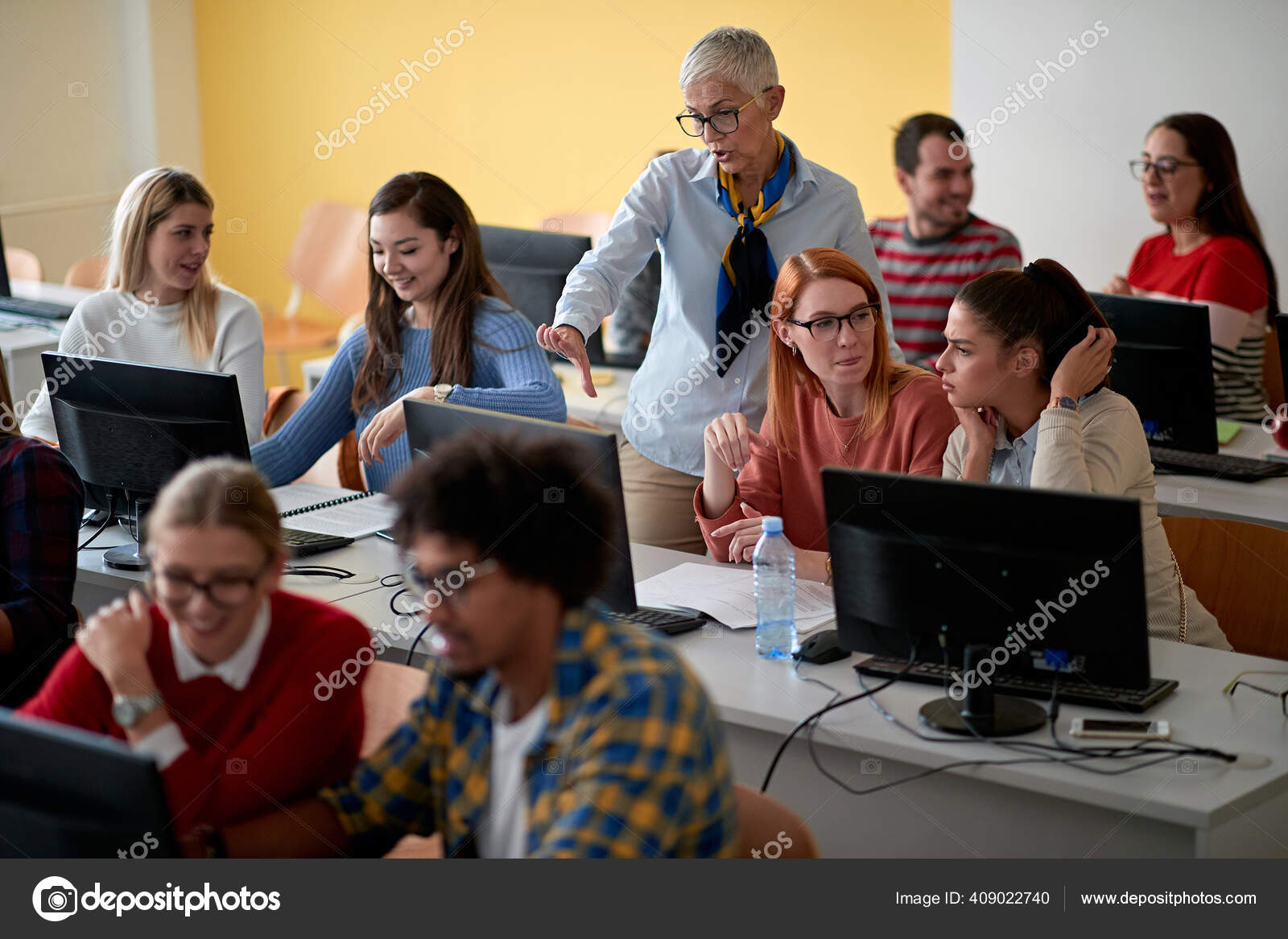 Female Professor Lecture