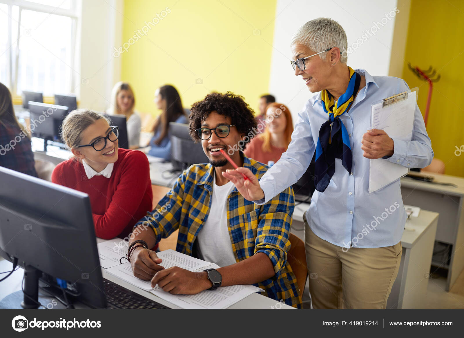 Female Professor Lecture