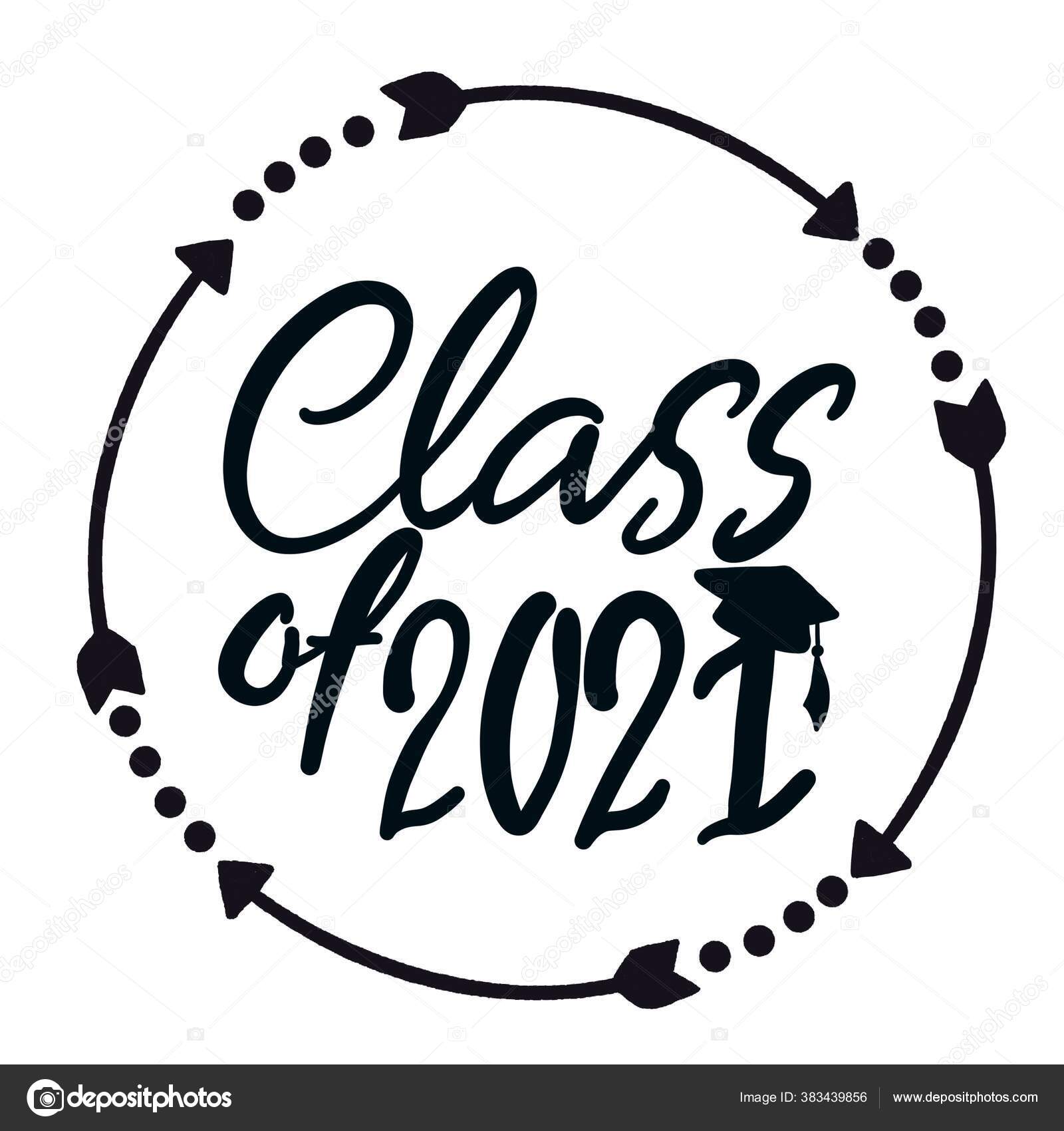 Class of 2021 handwritten with Graduation cap ⬇ Stock Photo, Image by ...